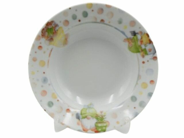 Тарелка суповая Малыши фарфор 20см Добрушский фарфоровый завод