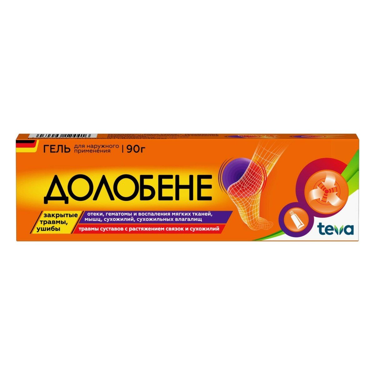 Долобене, гель, 90 г