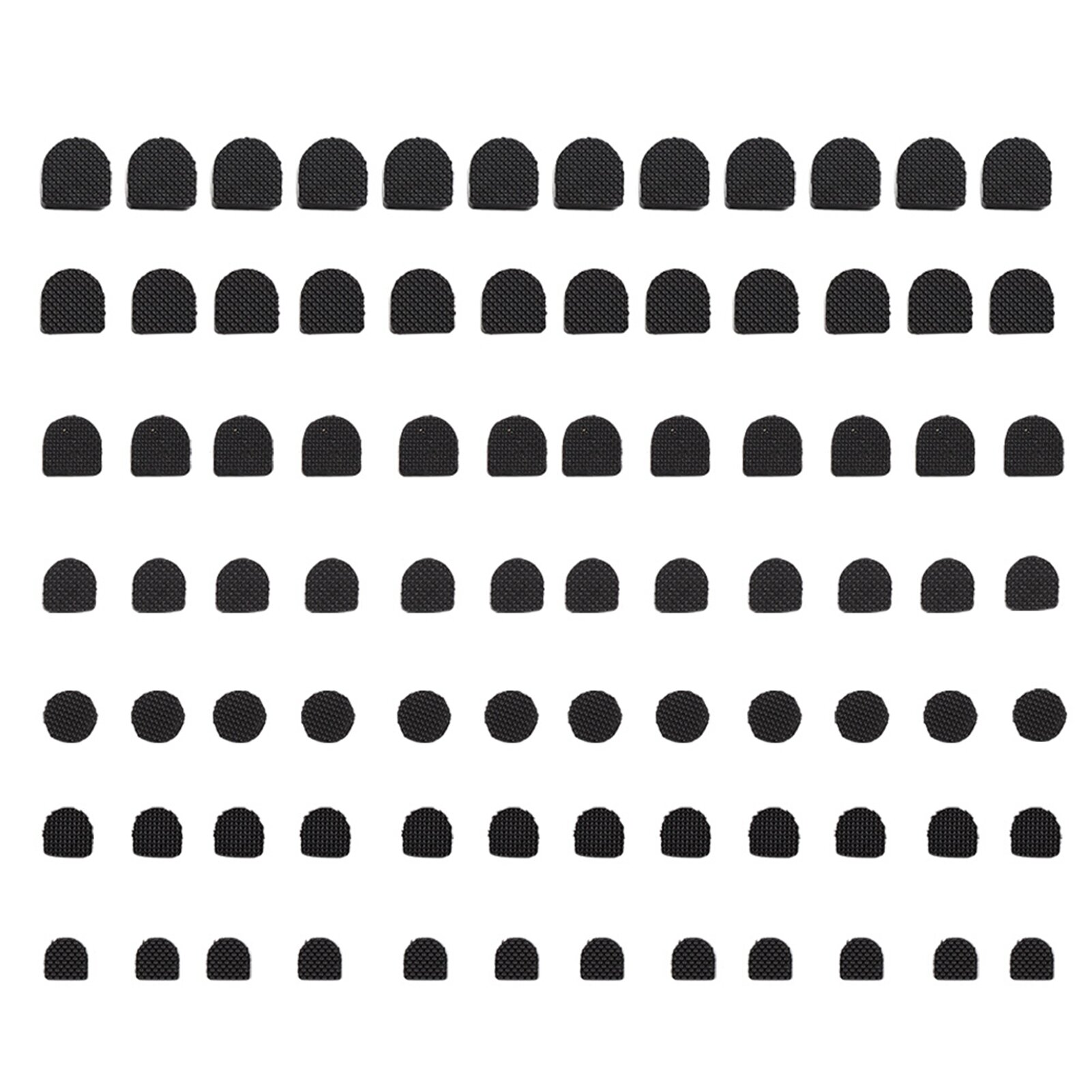 84 шт. сменных накладок для каблуков, нескользящие накладки для ремонта обуви, прочные защитные накладки на каблуки для туфель-лодочек и ботинок на шпильках