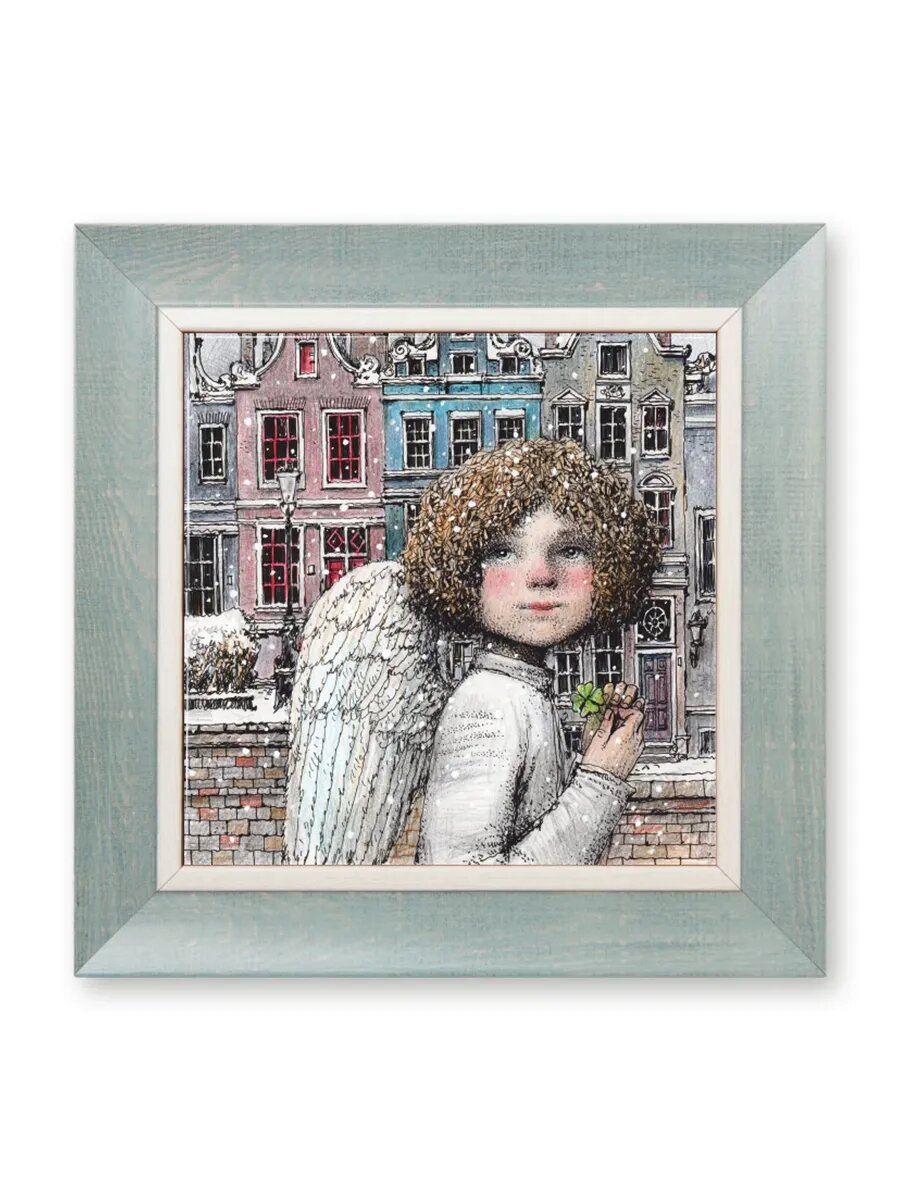 Картина на стену с ангелом.