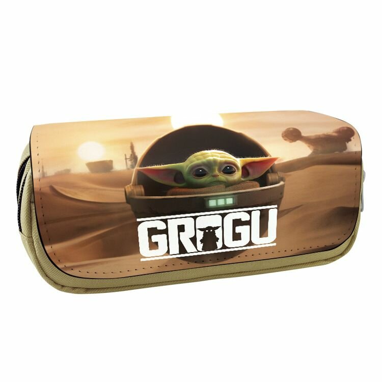 Пенал аниме Star Wars Grogu ( Пенал школьный для девочек и мальчиков )