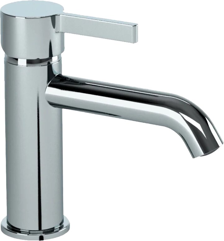 Смеситель для раковины Paini Brera 74CR205O хром, глянцевый, кран для ванной в раковину, из латуни, рычажный, с керамическим картриджем