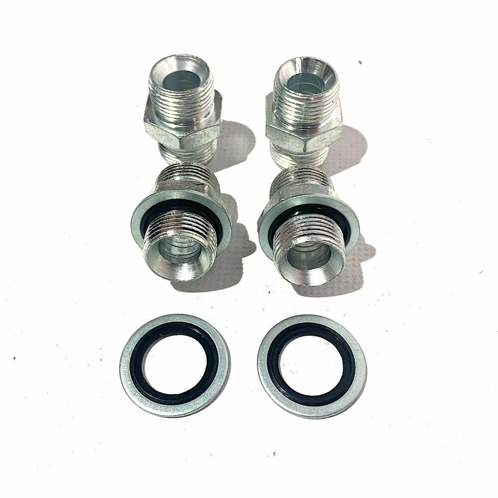 Муфта штуцер с шайбами под насос-дозатор 20/1.5 4 шт