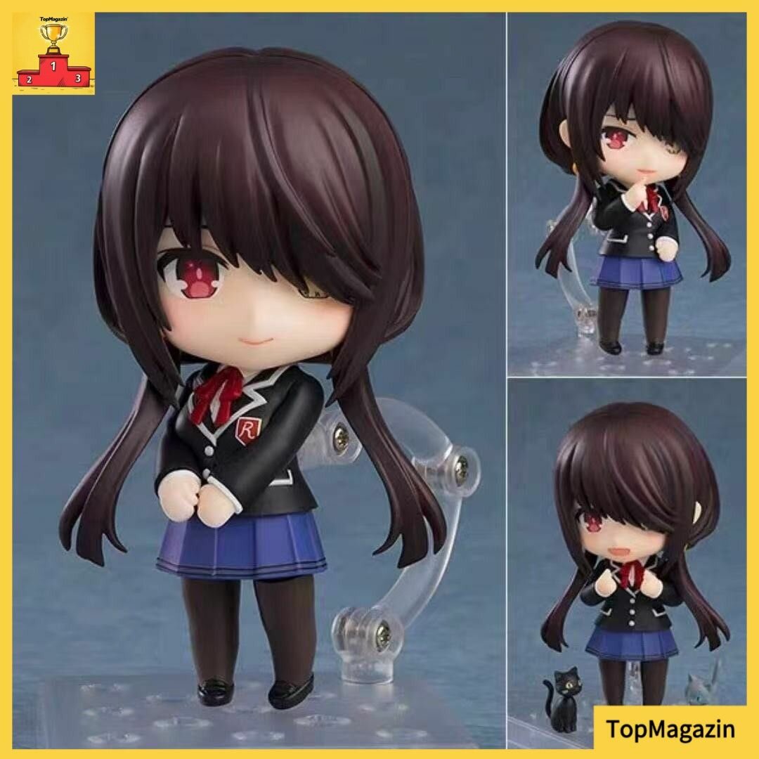 Фигурка 2455 Рандеву с жизнью 5 Куруми Токисаки / Date A Live V Kurumi Tokisaki School Uniform Ver. Нендороид подарок для фаната (10 см)