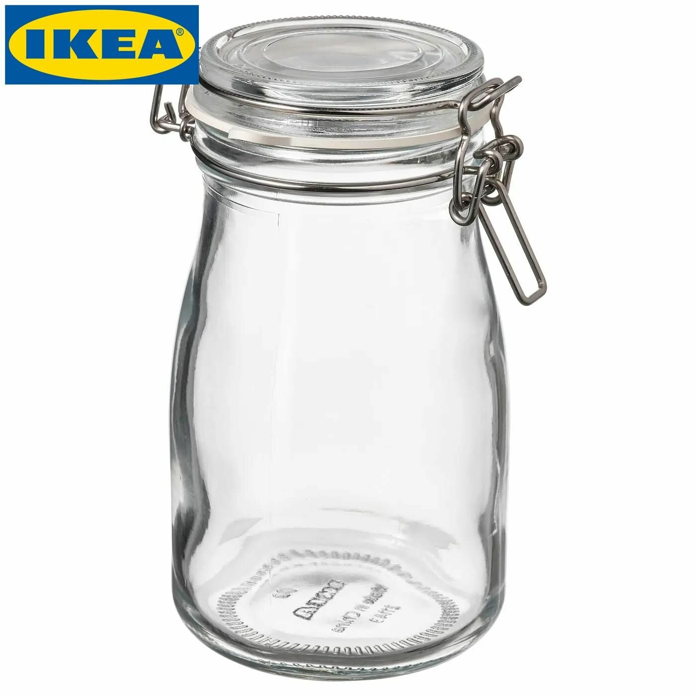 Банка для хранения Икеа Коркен, банка Korken Ikea, 400 мл, 1 шт