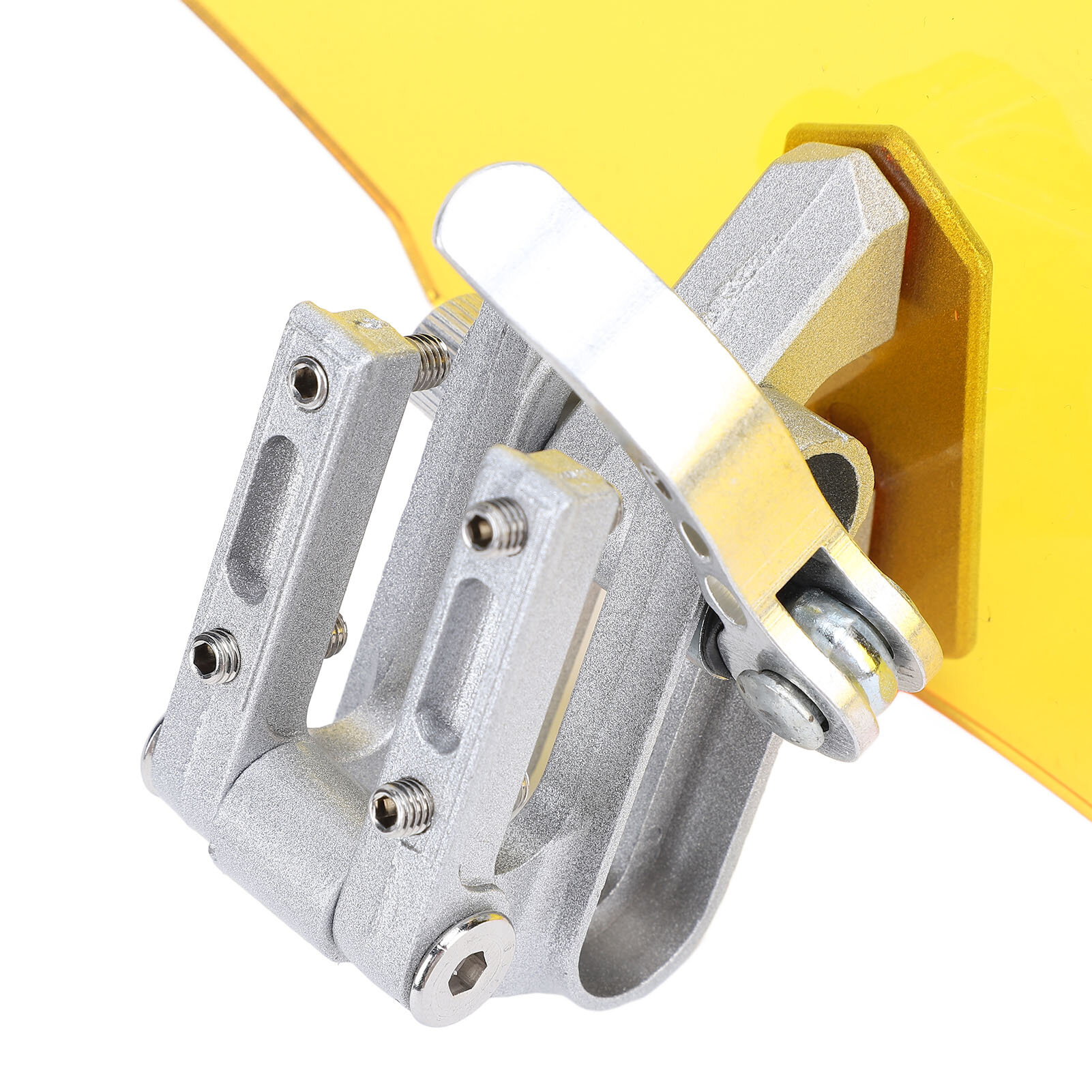 Мотоциклетное лобовое стекло акриловое повышенное регулируемое крепление на ветровом дефлекторе удлинитель ветрового стекла для мотоцикла желтый