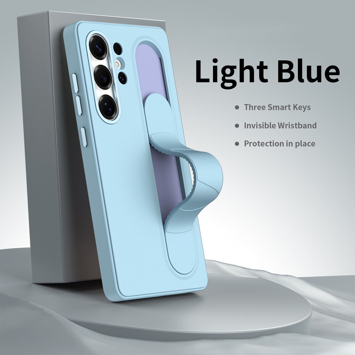Чехол Для Samsung Galaxy S23 Ultra / Самсунг Галакси S23 Ультра, soft touch, чехол-кардиомонитор, искусственная кожа, поликарбонат (PC), защита камеры, ударопрочный, усиленные углы, держатель поп-сокет