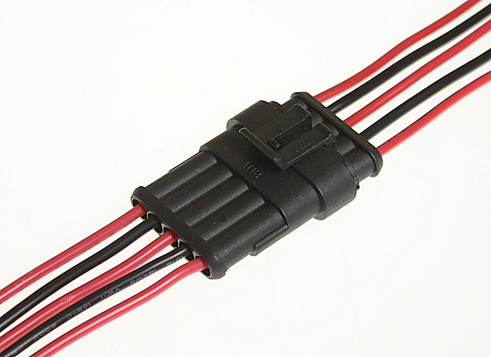 Колодка разъем соединительная 5 контакт 1 5мм в сборе с проводами герметичная пара YADA 904638