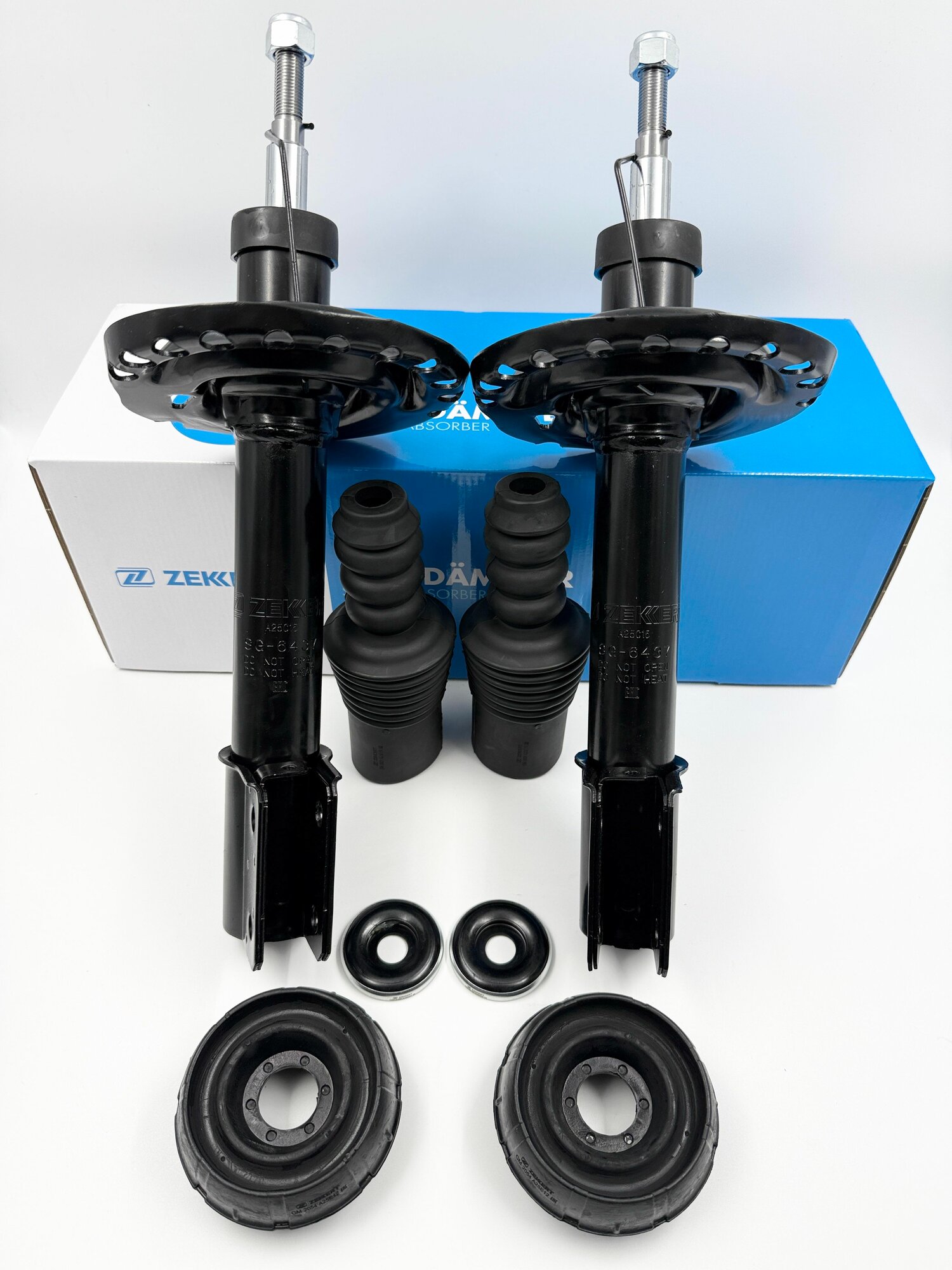 Амортизаторы передние ZEKKERT SG-6437, для Renault Logan II /Sandero II, опоры, подшипники, пыльники отбойники, к-кт.