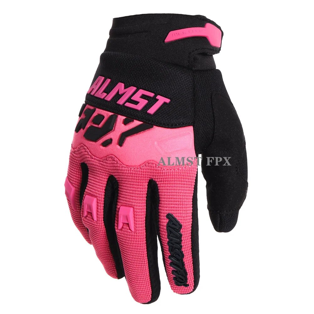 Детские велосипедные перчатки ALMST FPX Розовый, XXС, Pink