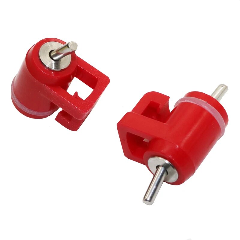 Автоматические соска для перепелок курицы, 50 шт, питьевые водяные ниппели, стальные шарики, поилки для птицы, чашки для питья, S, Красный