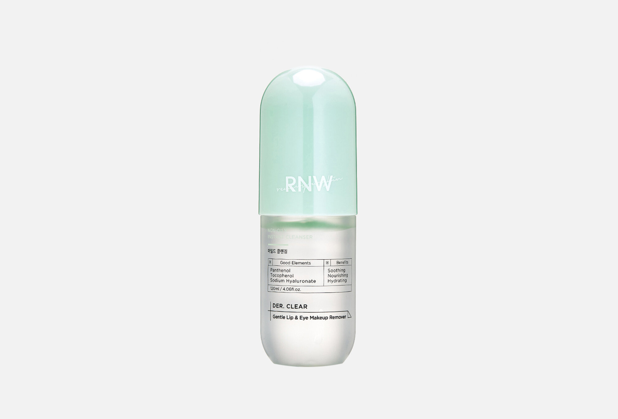 Средство для снятия макияжа с губ и глаз RNW DER. CLEAR Gentle Lip&Eye Makeup Remover 120 мл
