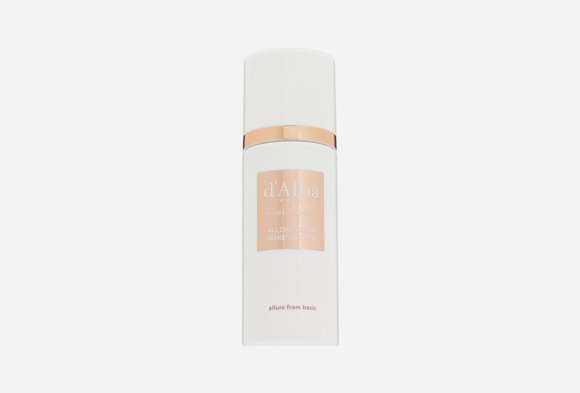 Спрей фиксатор для макияжа D'ALBA Blanc de Runway All Day Serum Makeup Fixer 80 мл прозрачный