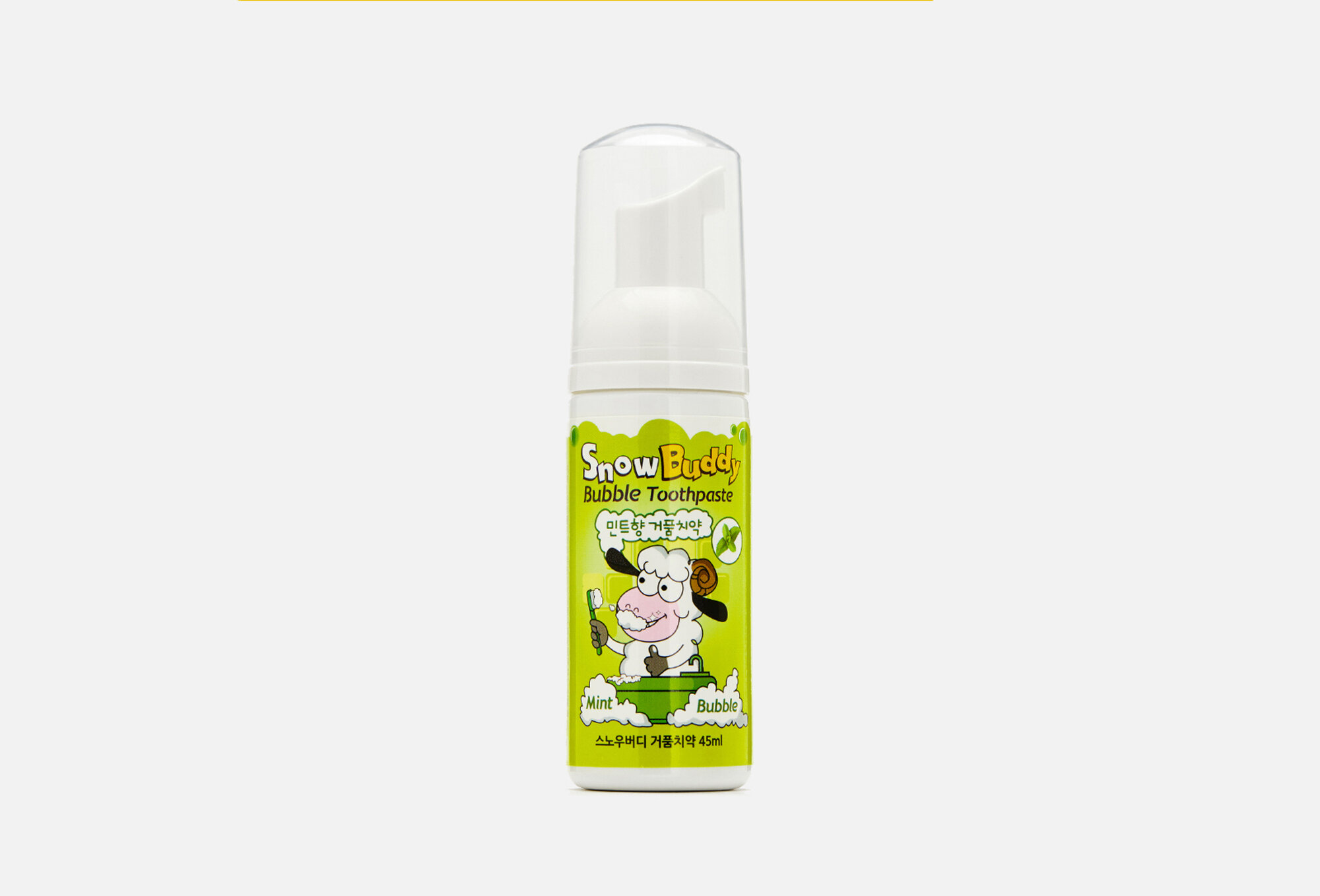 Детская зубная паста-пена SNOW BUDDY Bubble Toothpaste Mint 45 мл
