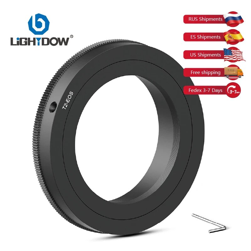 Переходное кольцо для объектива Lightdow T2 для объективов камеры 420-800 мм 650-1300 мм 500 мм RU США ES
