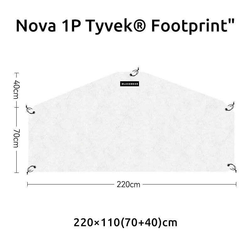 BLACKDEER Tyvek® подстилка для палатки 115г
