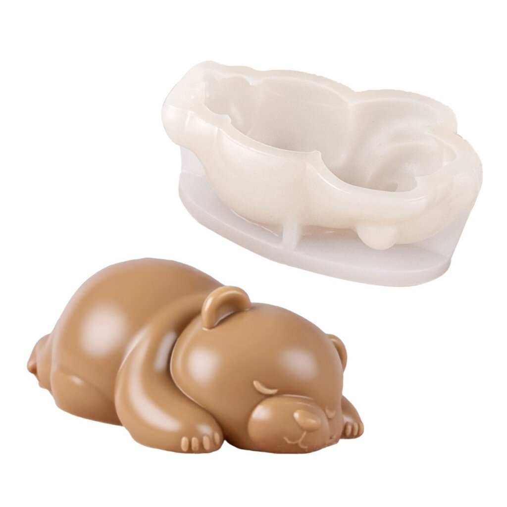 Мишка, лежащий в Форме для Мусса