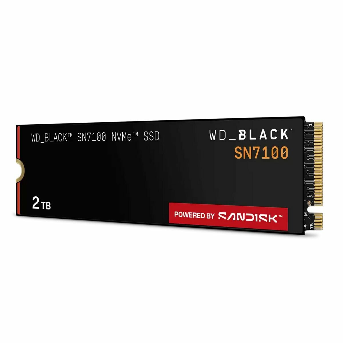 Накопитель SSD Western Digital SN7100 Black, 2 ТБ, M.2 2280 (WDS200T4X0E)