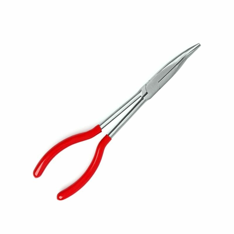 Удлиненные плоскогубцы с заостренным носом-изогнутые на 45 градусов носом