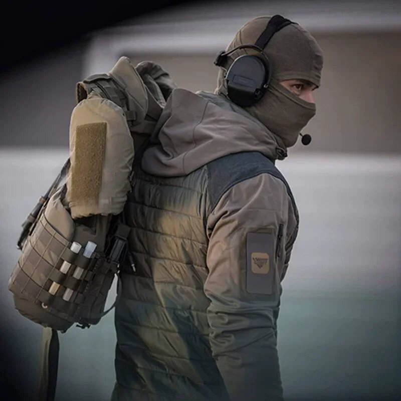 Новая легкая морозостойкая хлопковая одежда, уличный камуфляжный Серый, XL, армейский зеленый