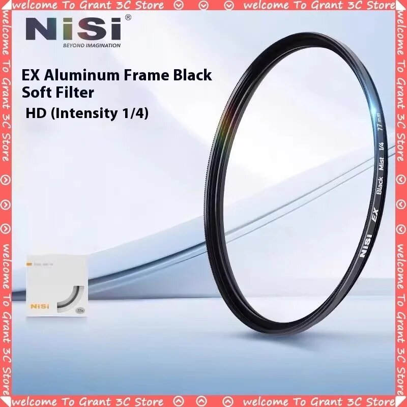 Nisi MC черный туманный фильтр для объектива 49-95 мм 62mm, EXBLACK MIST 1-4