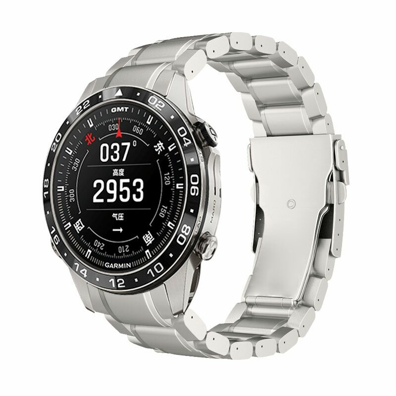Бесшовный титановый ремешок, подходящий для 22-миллиметровых часов Garmin, может использоваться для серий Garmin MARQ Aviator/Quatix 8 47 мм и Fenix7 47 мм
