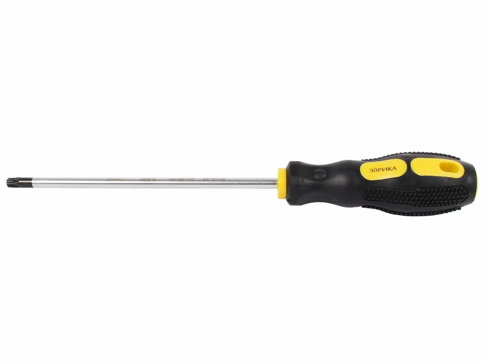 Отвертка эврика torx T30х150 мм противоскользящая ручка