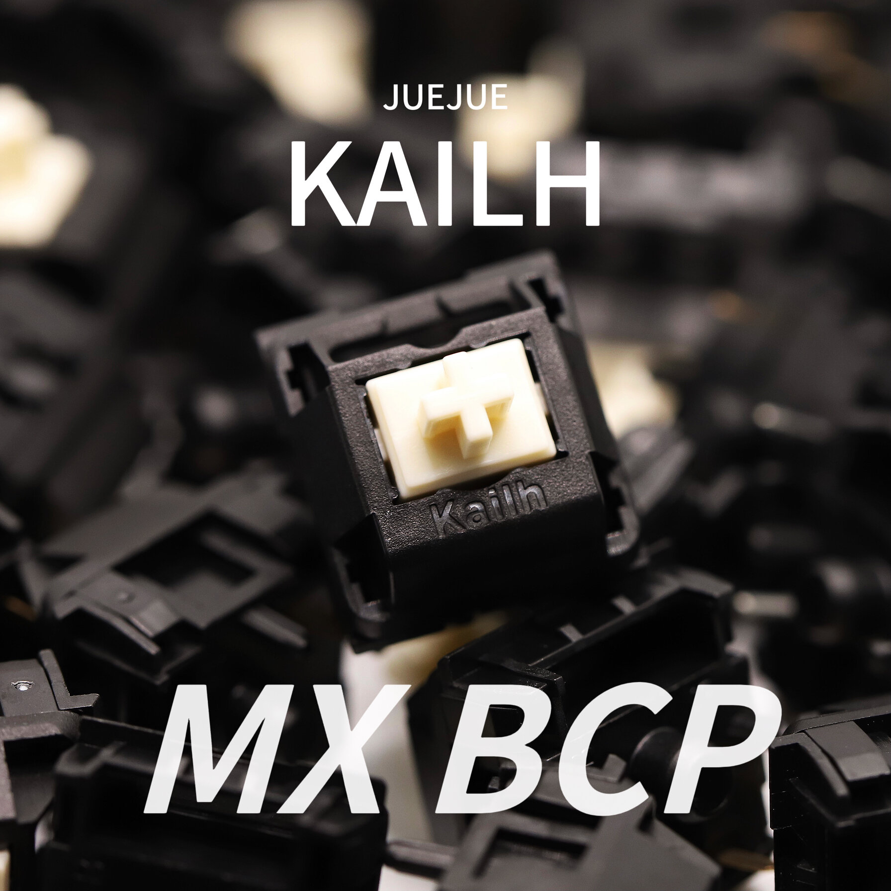 Механический переключатель Kaihua MX BCP, ручной работы, толстый и плавный, пятиконтактный, линейный, пружинный,
