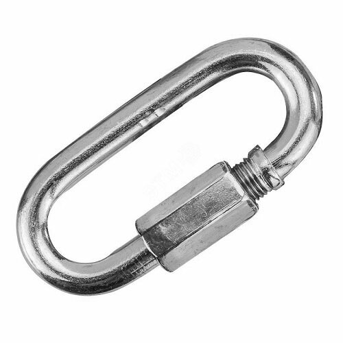 Карабин 8мм винтовой оцинкованный 1 шт. Крепдил-Фасовка