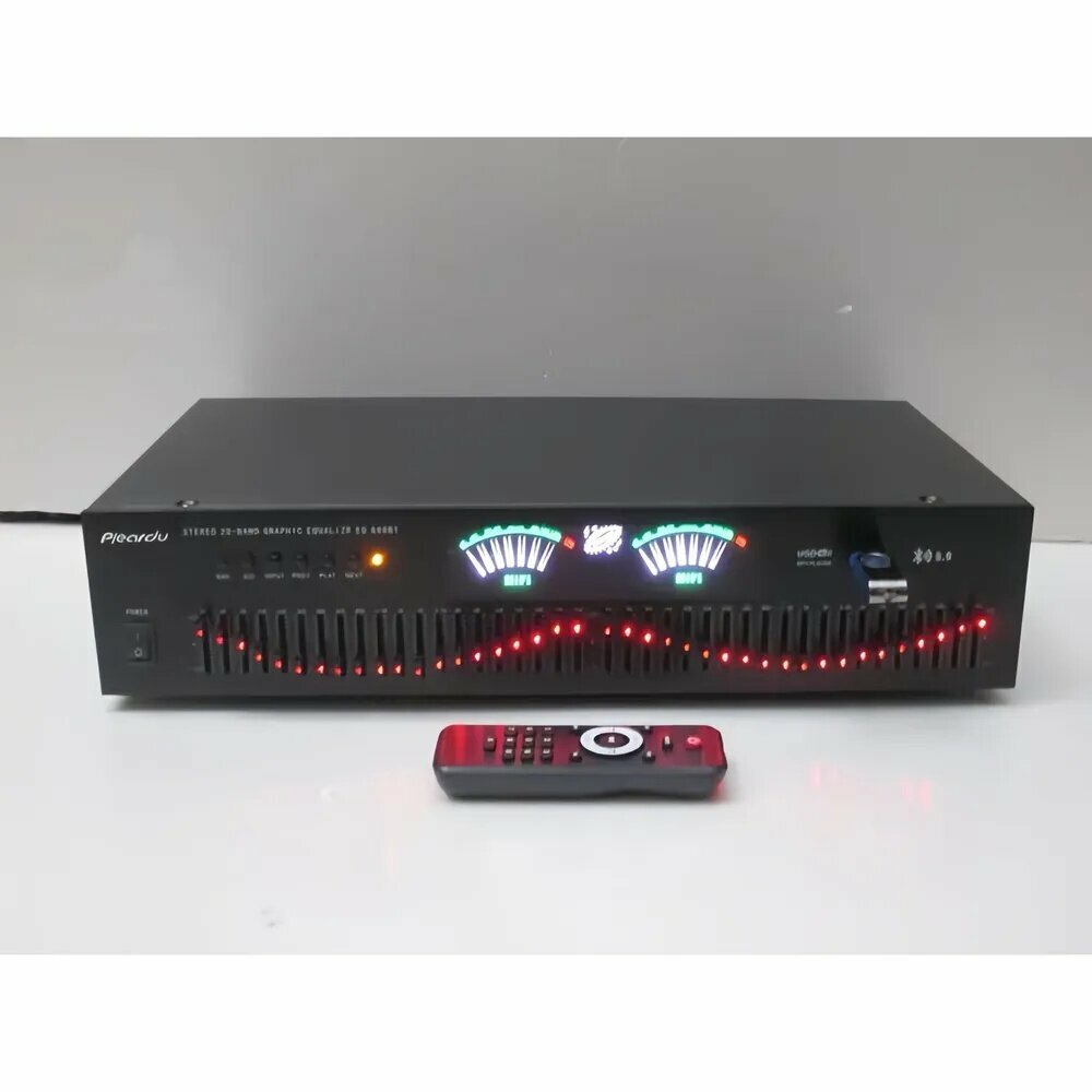 EQ666BT Графический эквалайзер Аудио цифровой контроллер эффектов/5.0 Bluetooth/USB, черный