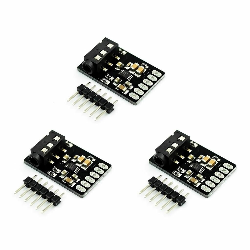 ЦАП-модуль для стереозвука с SPI-интерфейсом, 3 комплекта