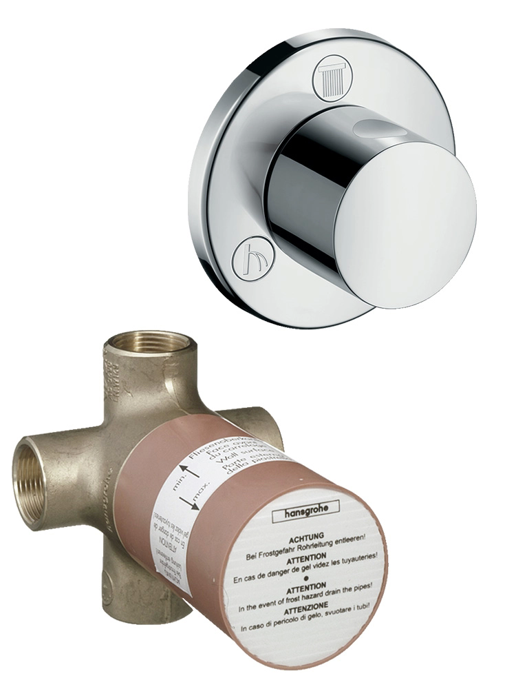 Переключатель потоков со скрытой частью Hansgrohe 15932000S хром