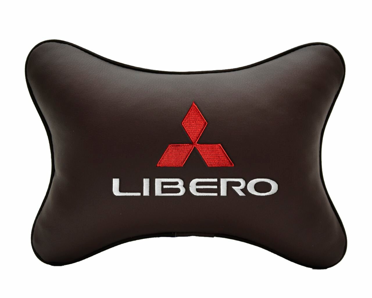 Подушка на подголовник коричневая экокожа MITSUBISHI Libero
