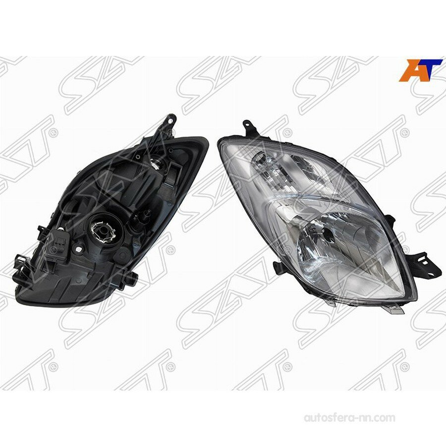 SAT ST21211L2R Фара Toyota Vitz 05-07 / Yaris 05-08 (Справа/ С электрокорректором/ 3/5D HBK)