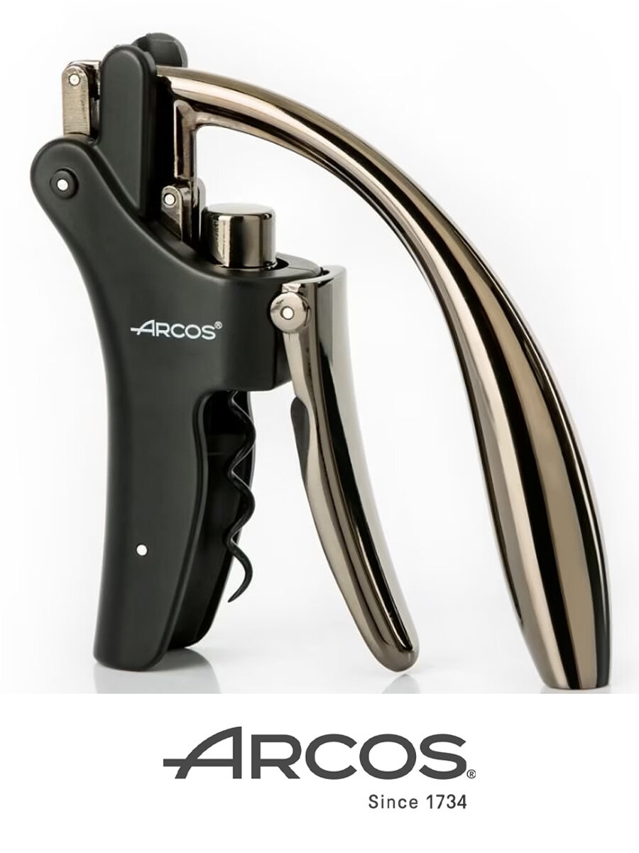 Arcos, Kitchen gadgets Штопор многофункциональный, цинковый сплав, в подарочной упаковке, Испания