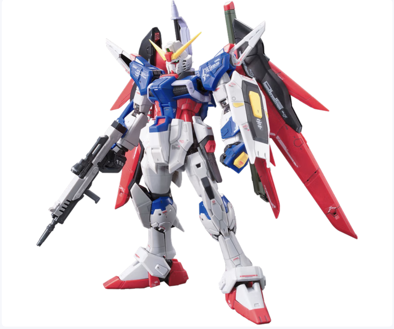 Bandai RG 1/144 Mobile Suit Gundam SEED DESTINY ZGMF-X42S Destiny Gundam Собранная модель 13cm