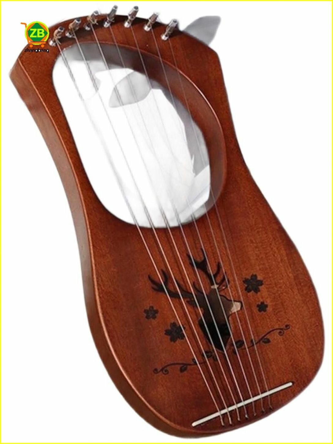 Эксклюзивная лираарфа Mahogany с 7 струнами