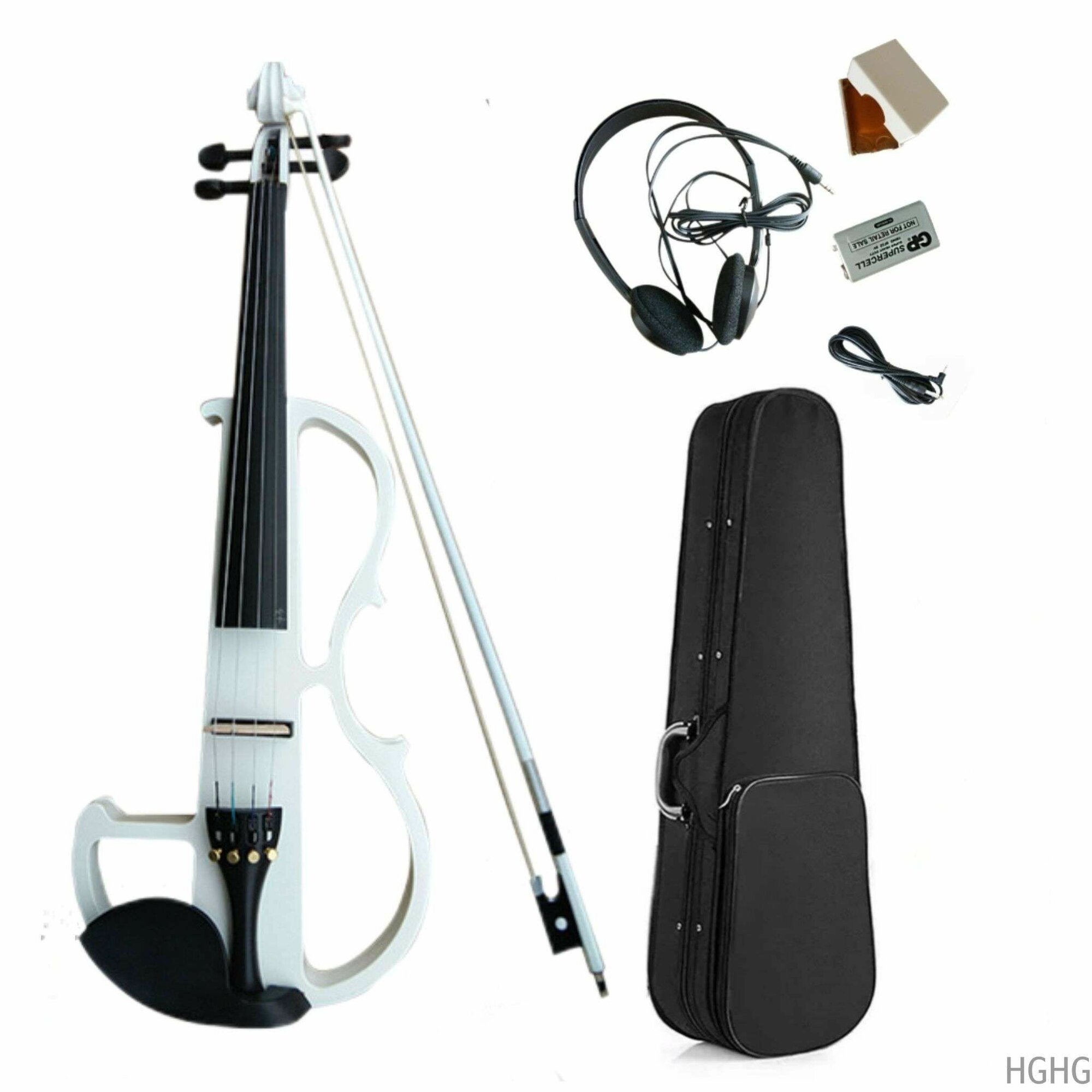 Электроскрипка размер 4/4, белое