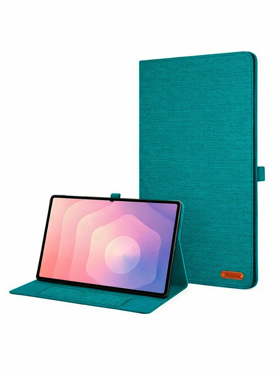 Чехол на планшет Samsung Galaxy Tab S11 Ultra, 2025 года, 14.6 дюйма/ SM-X930, SM-X936B, SM-X936N, SM-X930N, темно-зеленый