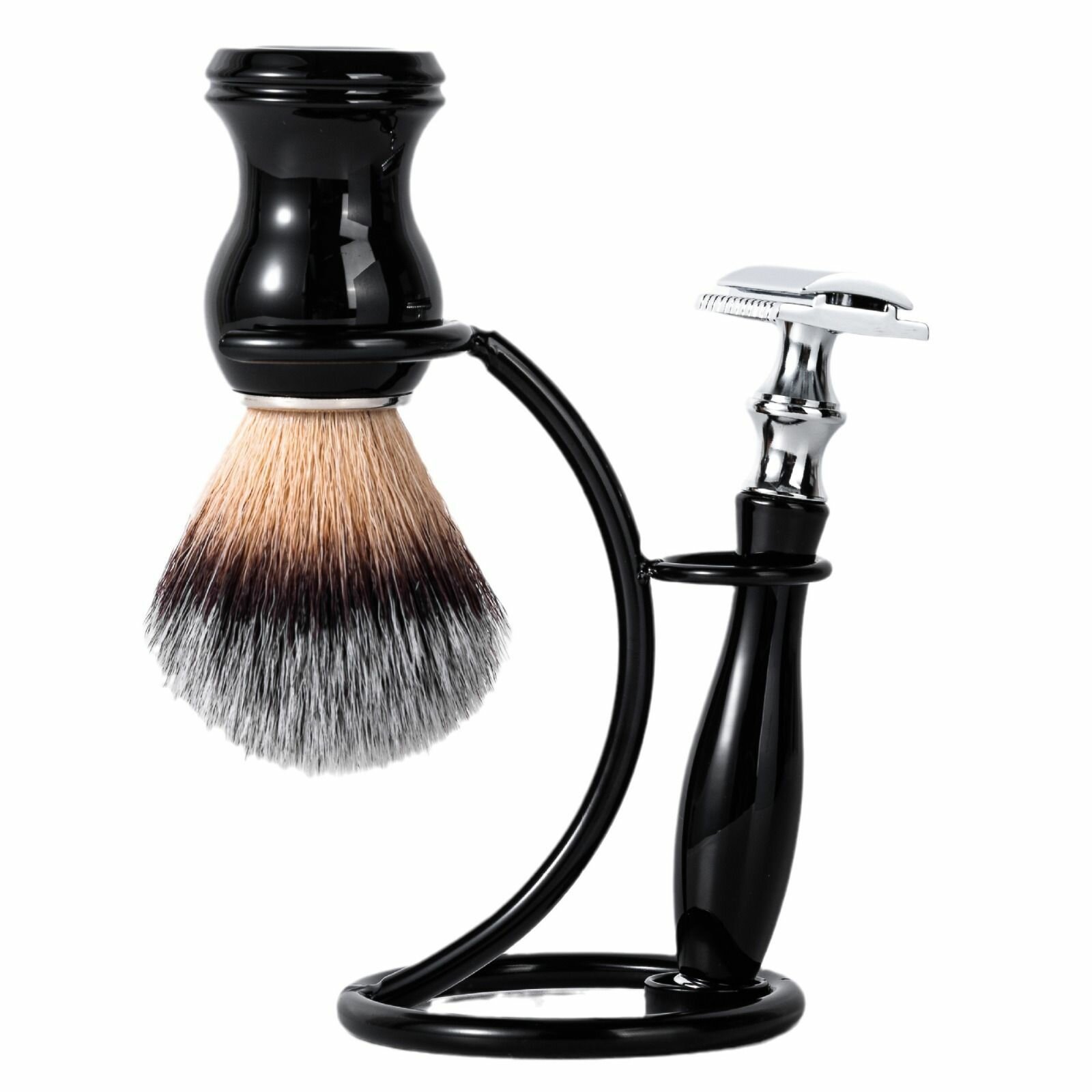 1 шт. 2 в 1 держатель для мужских бритвенных принадлежностей изогнутая подставка для кистей