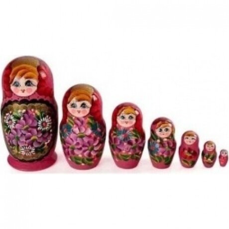 Матрешка Нескучные игры 7 в 1 расписная арт. Р-45/757