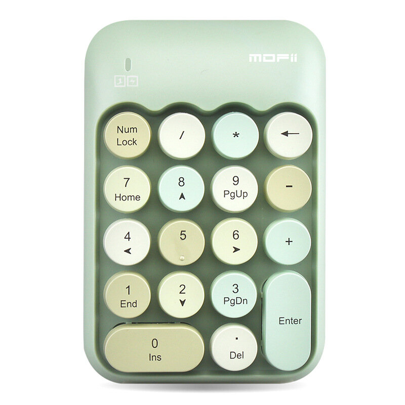 Беспроводная NumPad с 18 клавишами, цифровая 2.4 ГГц Беспроводная цифровой блок