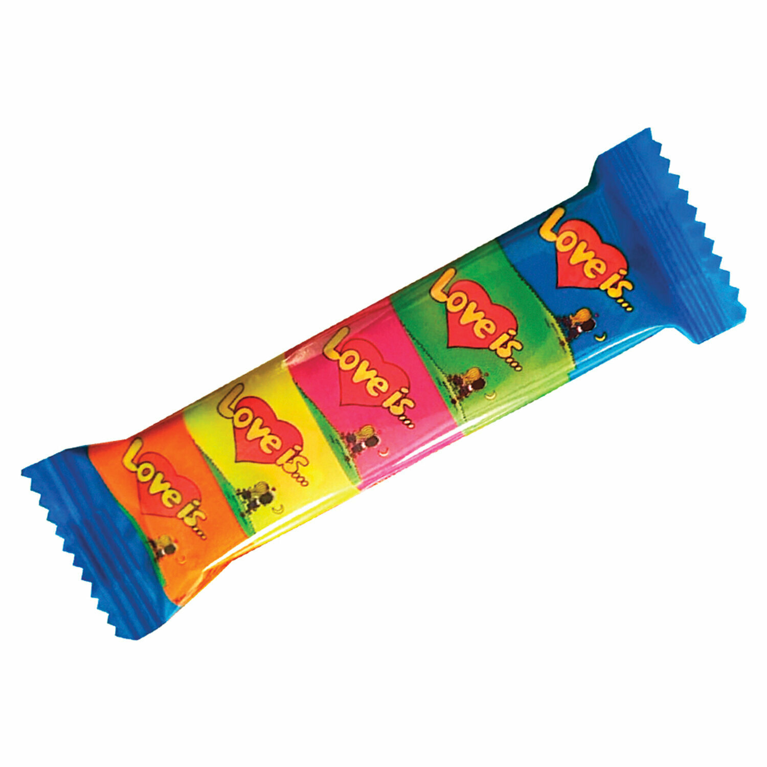 Жевательная резинка LOVE IS, ассорти вкусов, 21 г (20 шт. по 4,2 г), флоу-пак, 70471