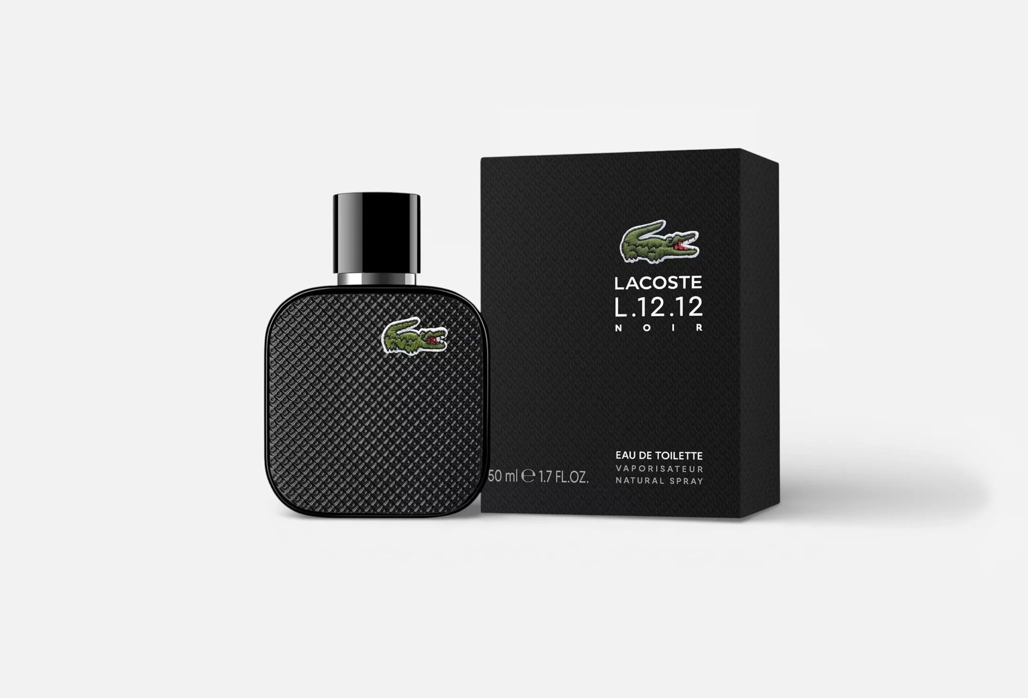 Мужская туалетная вода Lacoste Eau De L.12.12 Noir EDT 50 мл древесно-фужерный аромат
