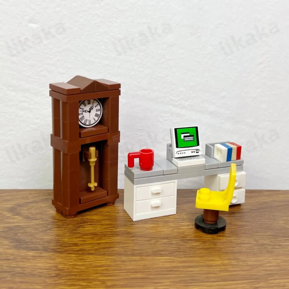 Набор мебели из LEGO для кабинета, study room set
