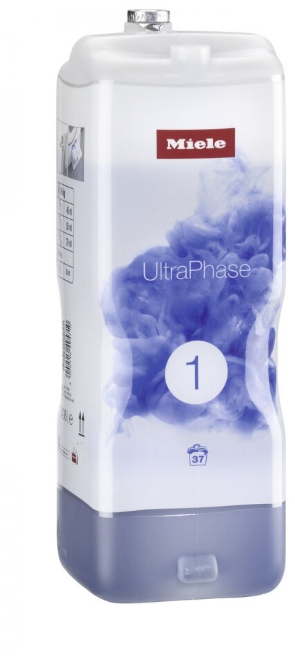 Двухкомпонентное жидкое моющее средство Miele UltraPhase 1, для цветных и белых тканей, 11997181RU