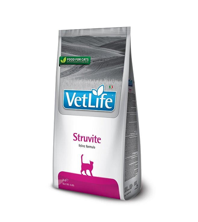 Сухой корм Vet Life Cat Struvite для кошек при струвитах Диетический, 2 кг.