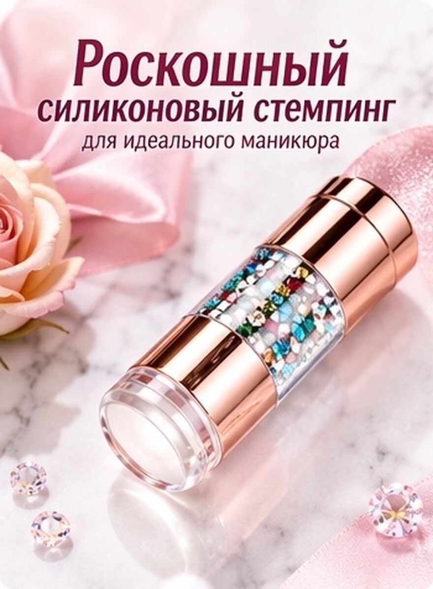 Набор Для Нейл-Арта С Кремниевым Штампом И 2 Пластины Для Штамповки Размером 5x2.8 Cm