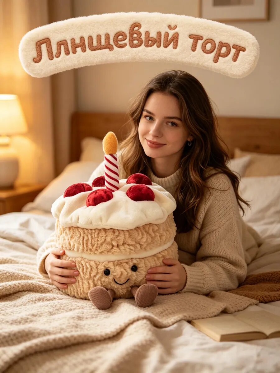 Мягкая игрушка JELLYCAT Праздничный торт
