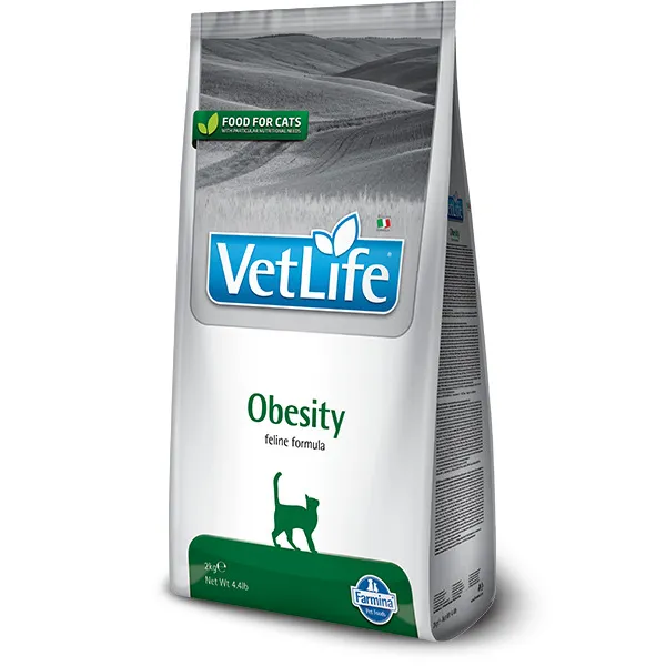 Farmina Vet Life Obesity сухой для кошек для снижения избыточного веса 2кг